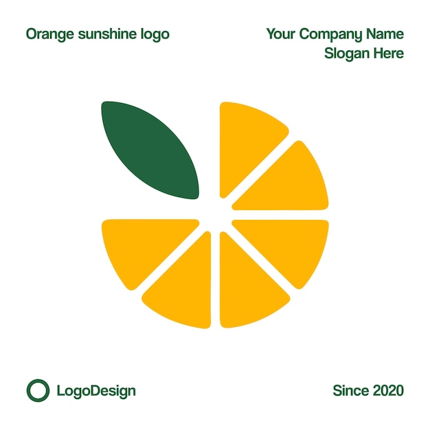 Vibrant Orange Sunshine Logo with Sleek Text Overlay | Jiffy Designs