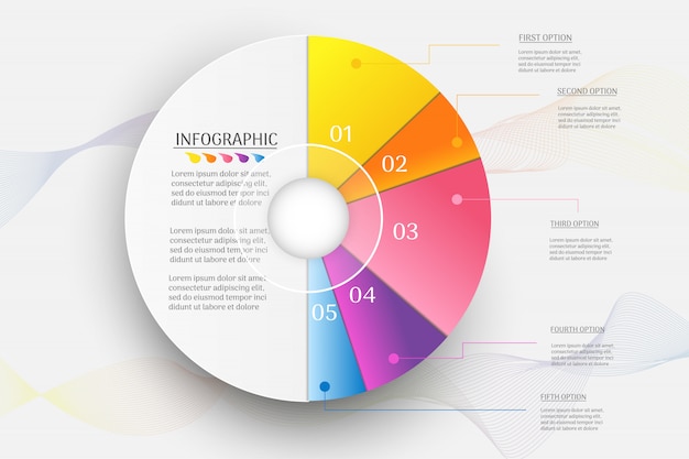 Vibrant Pie Chart with Informative Infographic Elements | Jiffy Designs