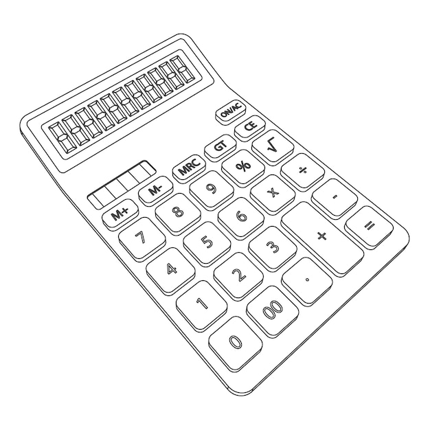 Sleek and Functional Calculator with Numeric Keypad | Jiffy Designs