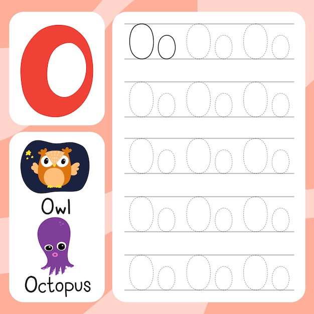 Vibrant Owl and Octopus Alphabet Collection for Kids | Jiffy Designs