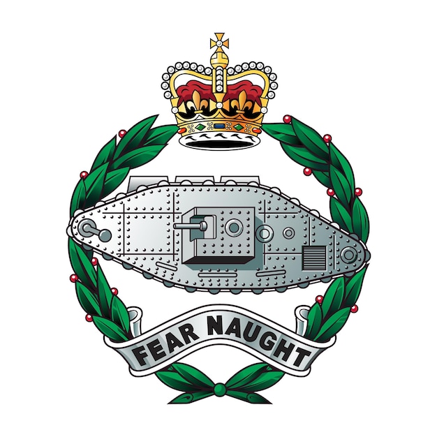 Regal Emblem of the Fearsome Tank Warfare Division | Jiffy Designs