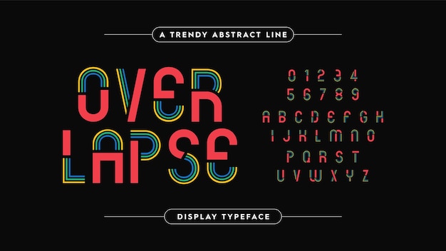 Vibrant Overlapping Typography with Abstract Shapes and Numbers | Jiffy ...