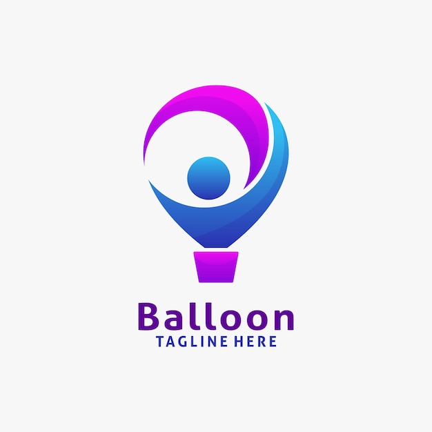 Vibrant Balloon Logo with Captivating Gradient Design | Jiffy Designs