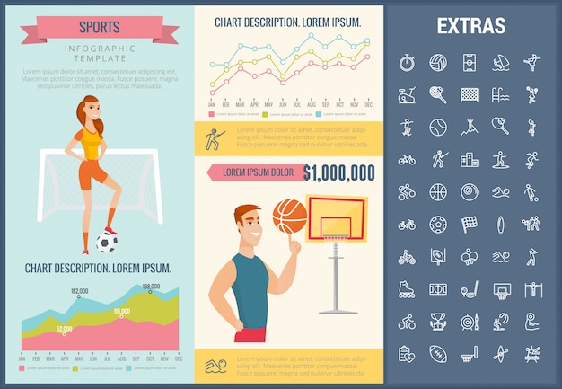 Diverse Sports Graphic Elements for Versatile Design | Jiffy Designs