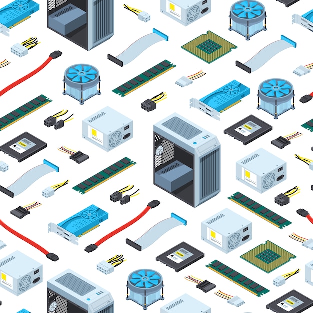 Diverse Collection of Vibrant Computer Hardware and Accessories | Jiffy ...