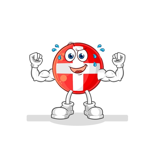Energetic and Empowered Cartoon Flag Character | Jiffy Designs