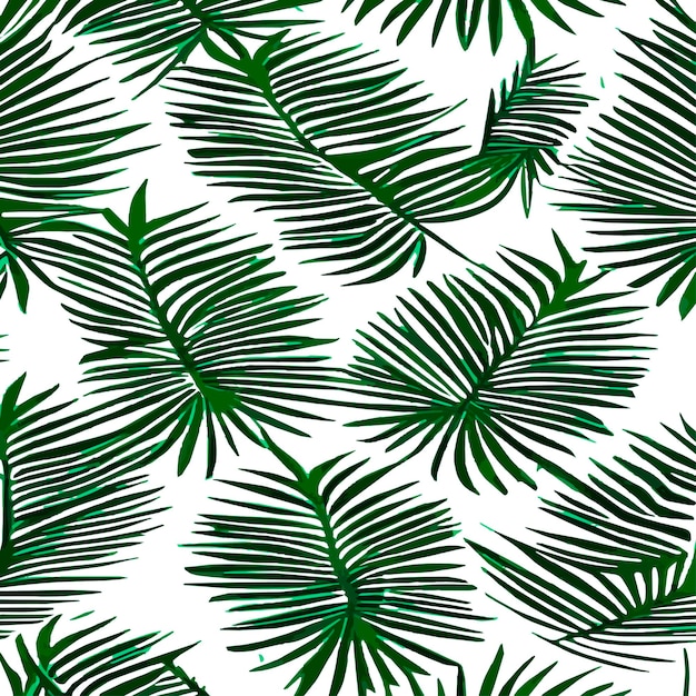Lush Tropical Palm Leaf Pattern | Jiffy Designs