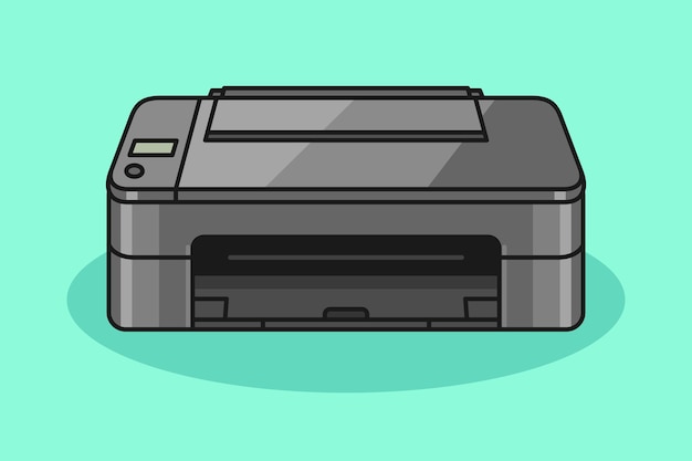 Sleek and Efficient Multifunction Printer on Mint Green | Jiffy Designs