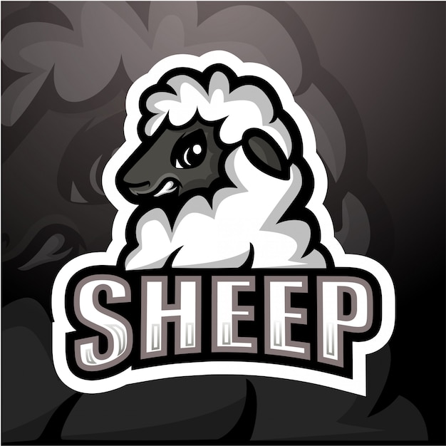 Striking Sheep Mascot Logo with Bold Typography | Jiffy Designs
