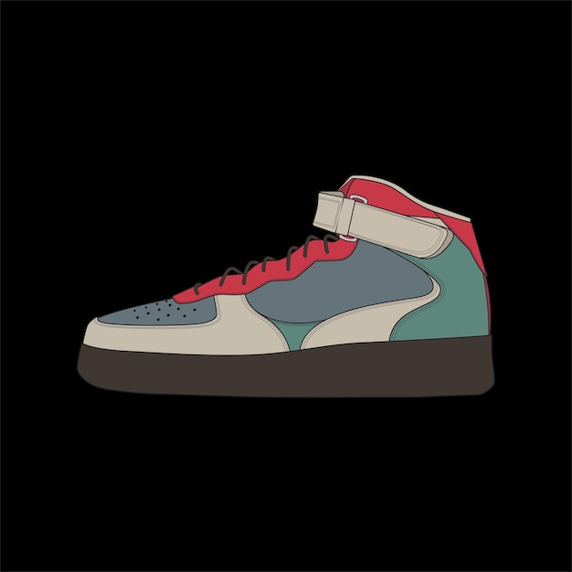 Vibrant Retro-Inspired Sneaker Design | Jiffy Designs