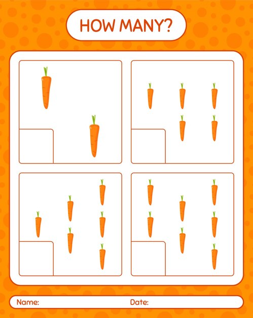 Counting Carrots: A Fun Vegetable Math Activity | Jiffy Designs
