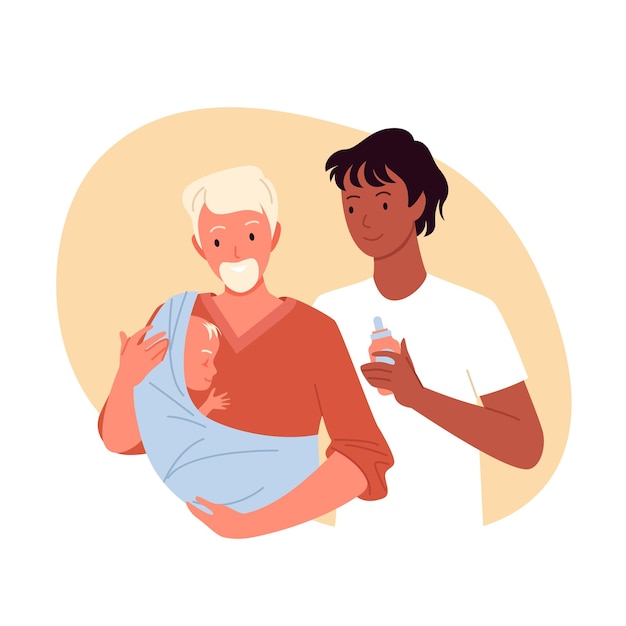 Heartwarming Embrace: A Caring Moment Between Friends | Jiffy Designs