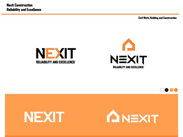 Vibrant Logos and Branding for Next Construction Company | Jiffy Designs