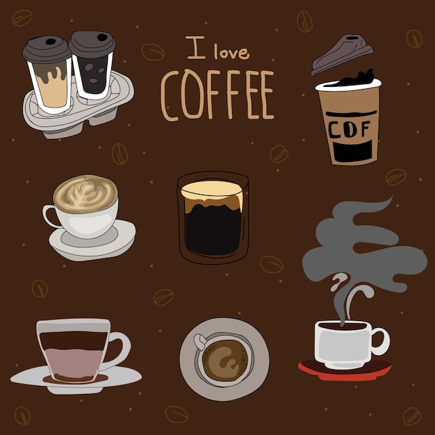 Delightful Collection of Coffee-Themed Illustrations | Jiffy Designs