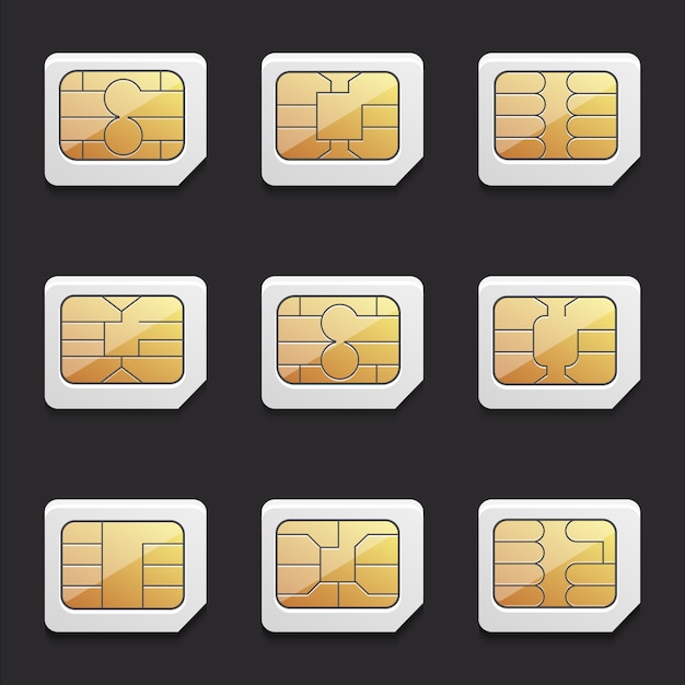 Diverse Sim Card Designs in Earthy Tones | Jiffy Designs