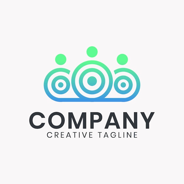 Vibrant Concentric Circles Logo for Creative Company | Jiffy Designs