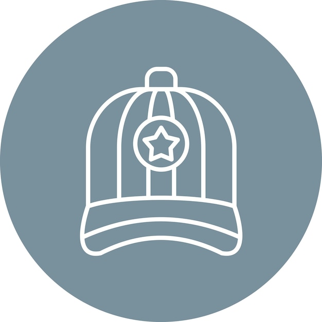 Stylish Star-Adorned Baseball Cap Emblem | Jiffy Designs