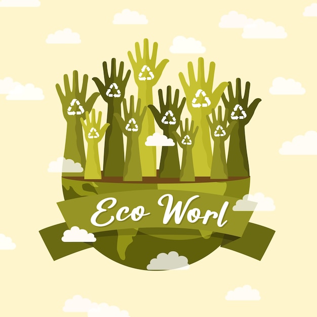 Hands Reaching for a Sustainable Future: The Eco World | Jiffy Designs