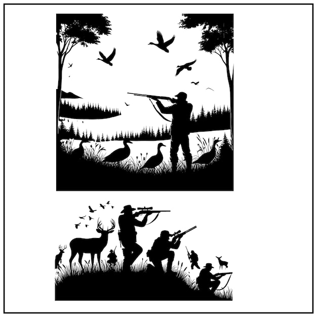 Captivating Silhouette Scenes of Nature and Wildlife | Jiffy Designs