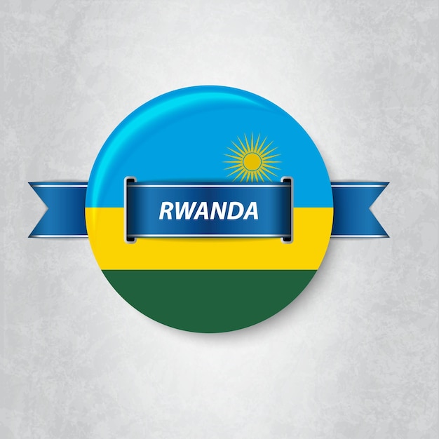 Vibrant Emblem Celebrating the Beauty of Rwanda | Jiffy Designs