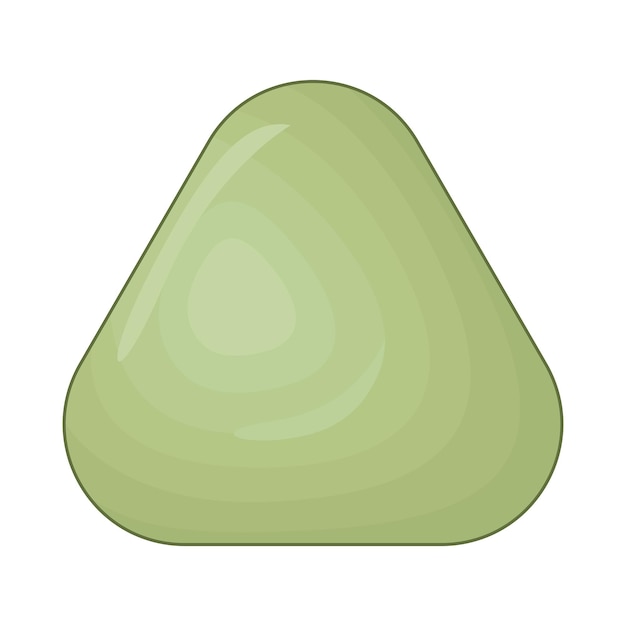 Vibrant Green Triangular Shape with Smooth Gradient | Jiffy Designs