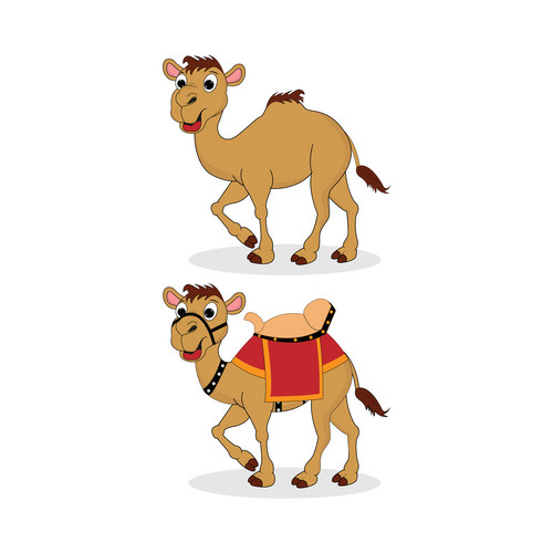 Cute Camel Character Illustration Design | Jiffy Designs