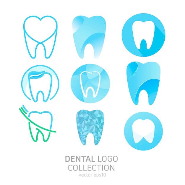 Vibrant Dental Symbols: A Playful Illustration of Tooth Care | Jiffy ...
