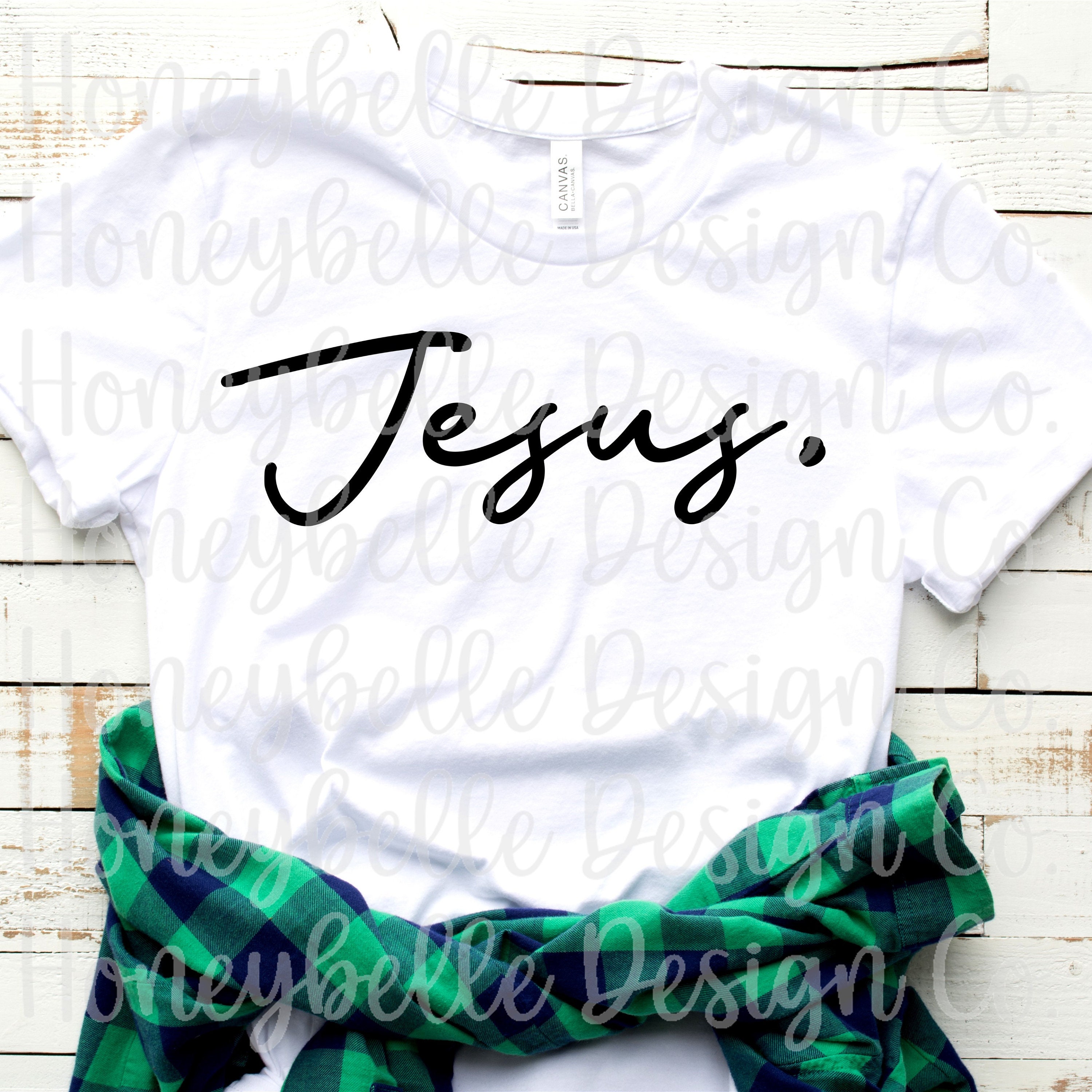 Jesus Script SVG PNG | Cricut Cut File | Silhouette Cut File | Jiffy ...