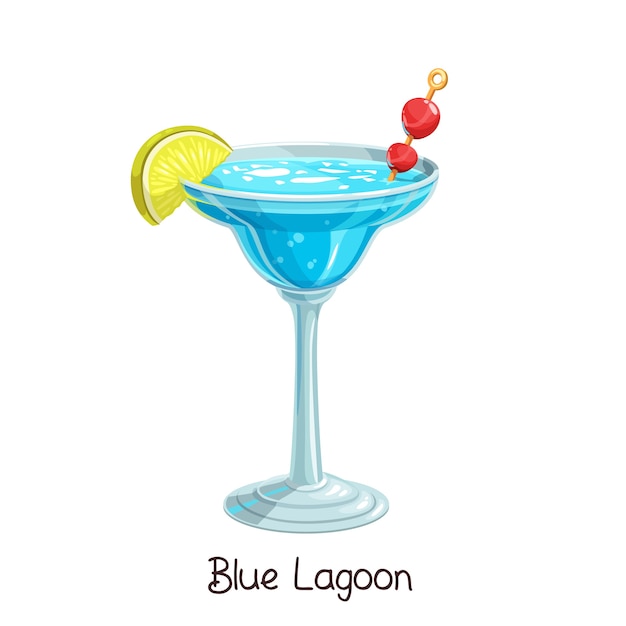 Refreshing Blue Lagoon Cocktail with Vibrant Garnishes | Jiffy Designs