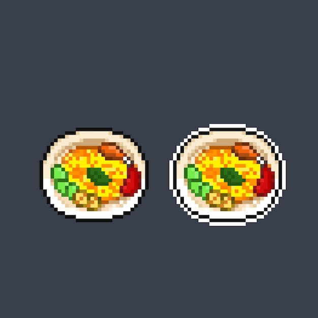Vibrant Pixel Art Sunflower Dishes | Jiffy Designs