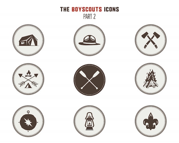 Diverse Collection of Iconic Boyscout Emblems and Symbols | Jiffy Designs