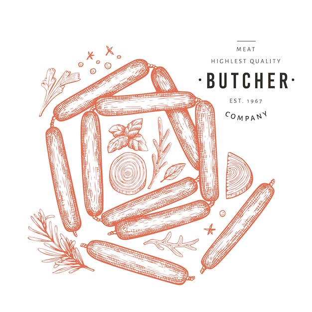 Delectable Butcher's Delight: Artful Meat Composition | Jiffy Designs