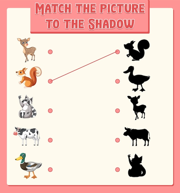 Delightful Animal Silhouettes: Match the Creatures to Their Shadows ...