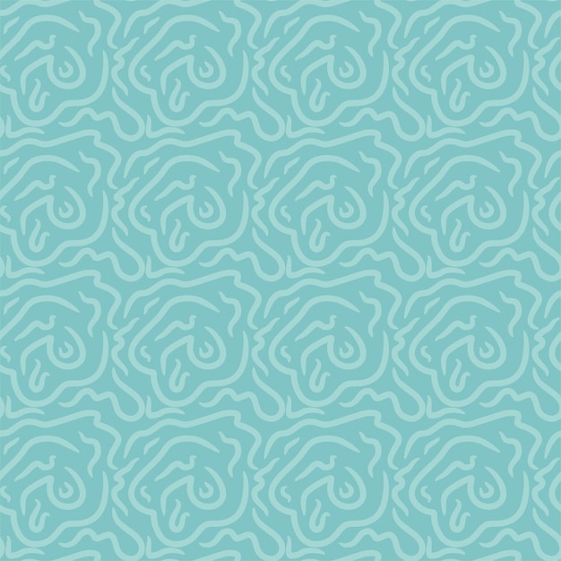 Serene Aqua Waves: Elegant Abstract Swirl Pattern | Jiffy Designs