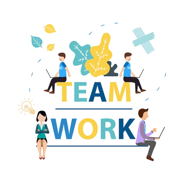 Vibrant Teamwork: Collaborative Effort Fueled by Diverse Talents ...