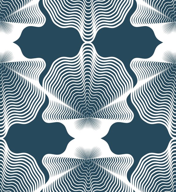 Captivating Optical Illusion of Undulating Stripes | Jiffy Designs