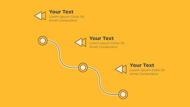 Minimalist Pathway with Customizable Text Placeholders | Jiffy Designs