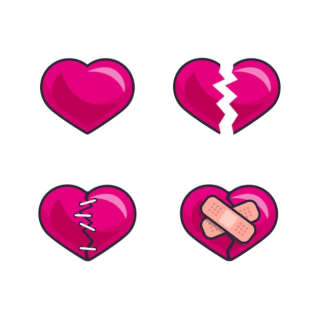 Vibrant Heart Symbols: A Diverse Collection of Emotive Designs | Jiffy ...