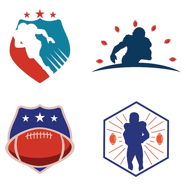 Patriotic Sports and Fitness Emblem Collection | Jiffy Designs