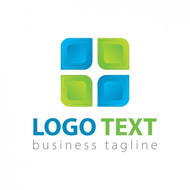 Colorful Square Tiles Logo with Customizable Text | Jiffy Designs