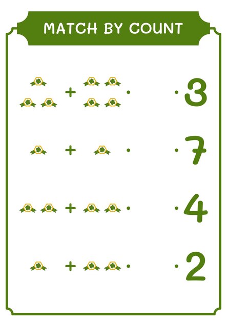 Vibrant Shamrock Counting Worksheet for Kids | Jiffy Designs
