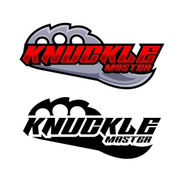 Striking Knuckle Muscle Logo with Bold Typography | Jiffy Designs
