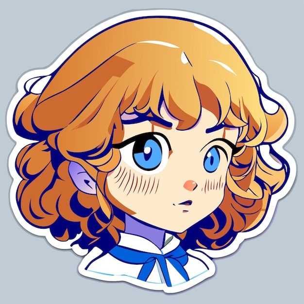 Charming Anime-Inspired Portrait of a Young Girl | Jiffy Designs