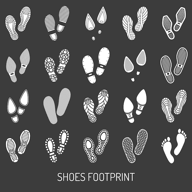Diverse Footprints: Artistic Impressions of Shoes and Soles | Jiffy Designs
