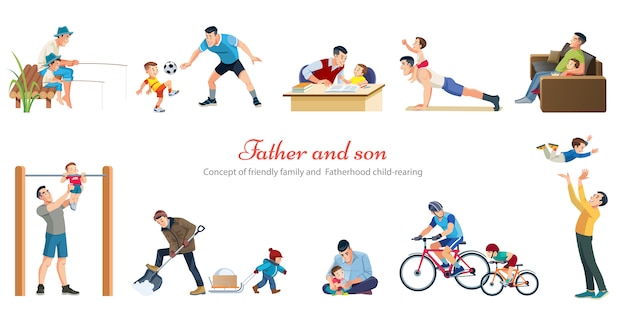 Cherished Moments of Fatherhood: A Diverse Collection of Father-Son ...