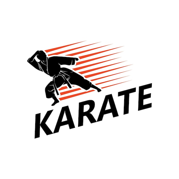 Powerful Karate Warrior Strikes with Fiery Precision | Jiffy Designs
