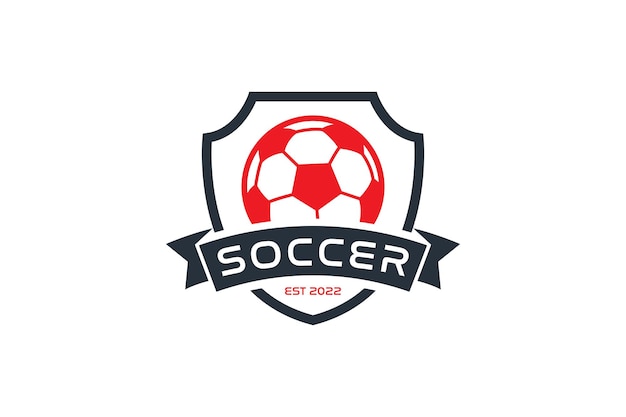 Vibrant Soccer Shield Logo with Iconic Ball | Jiffy Designs