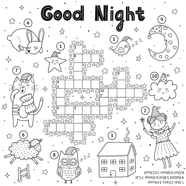Whimsical Good Night Doodle Illustration | Jiffy Designs
