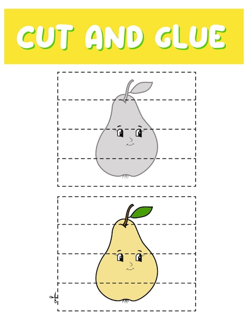 Charming Pear Puzzle: Assemble the Adorable Fruit Collection | Jiffy ...