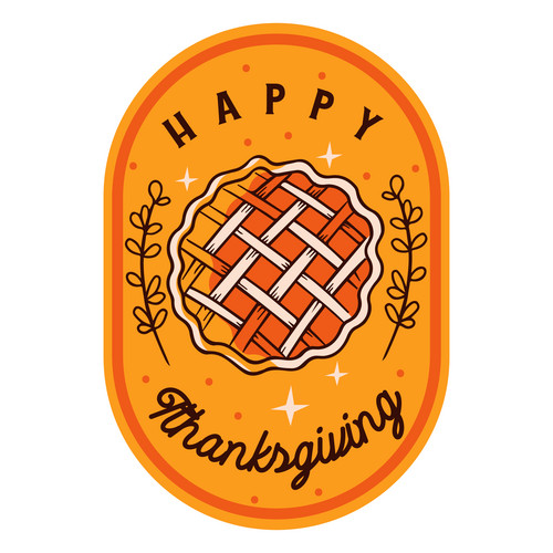 Happy Thanksgiving Badge Thanksgiving | Jiffy Designs